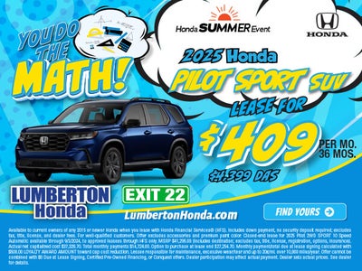 Honda Deals and Specials | Lumberton Honda in NC